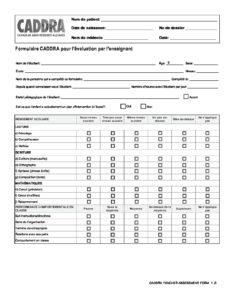 CADDRA-Enseignant - Excelle MD